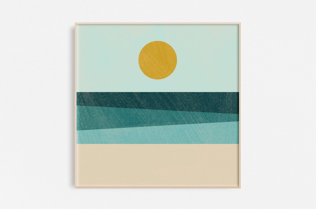 Sunshine Ocean Print | Sunshine Art | Ocean Print | Printable Art ...