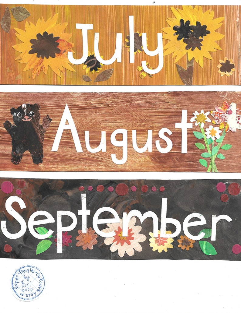 Months | January - December | Waldorf Inspired Calendar | Classroom ...