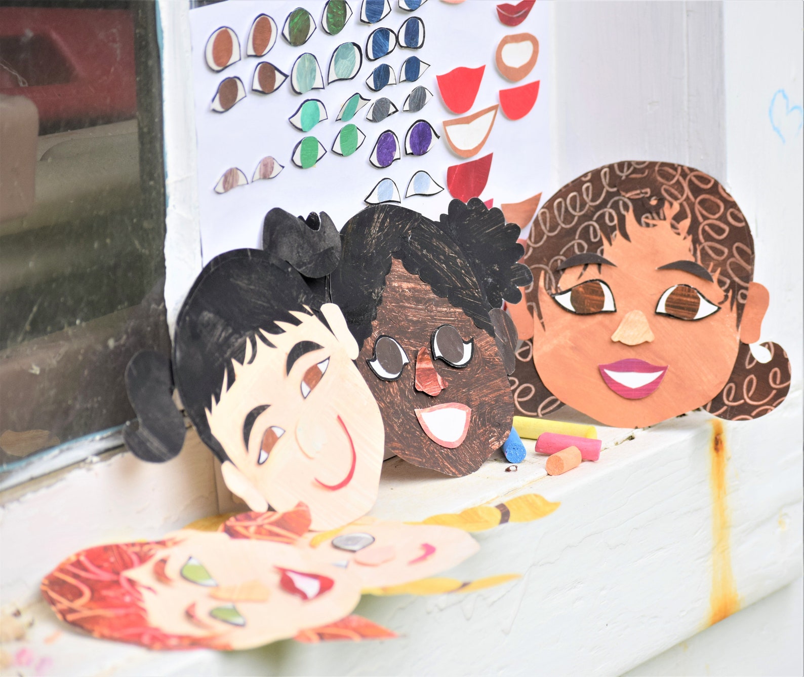 Girl Create a Face Paper Doll Teacher Prop Homeschool - Etsy