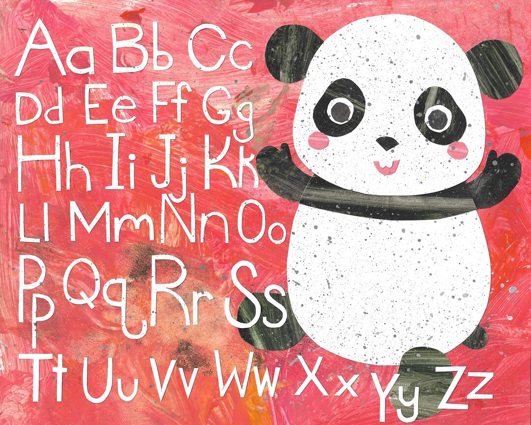 ABC Panda | Children's Room Décor | Classroom Art | Printable | By: Bri ...
