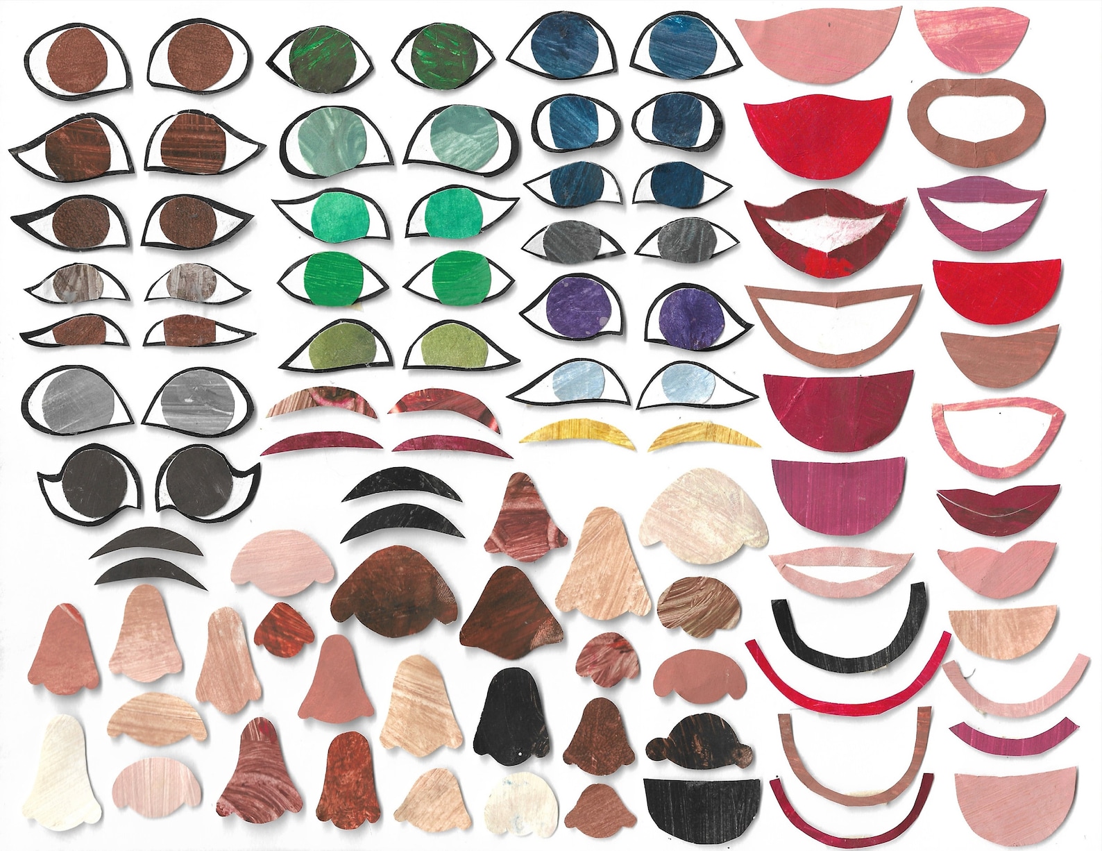 Girl Create a Face Paper Doll Teacher Prop Homeschool - Etsy