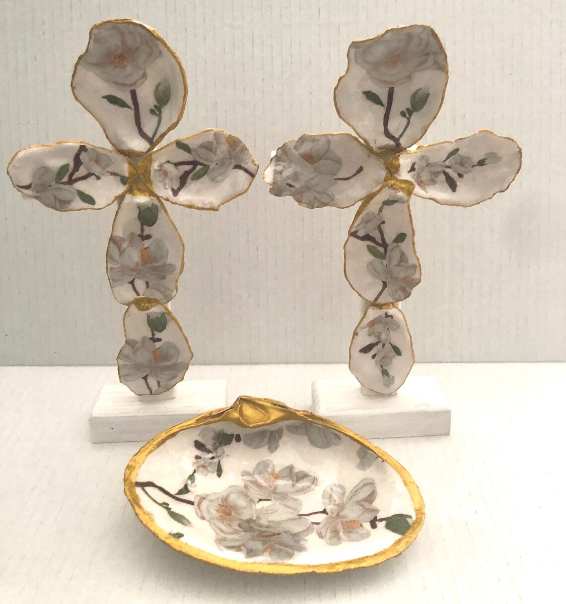 Louisiana Magnolia Wall or Standup Cross (comes Clear Wrapped With ...