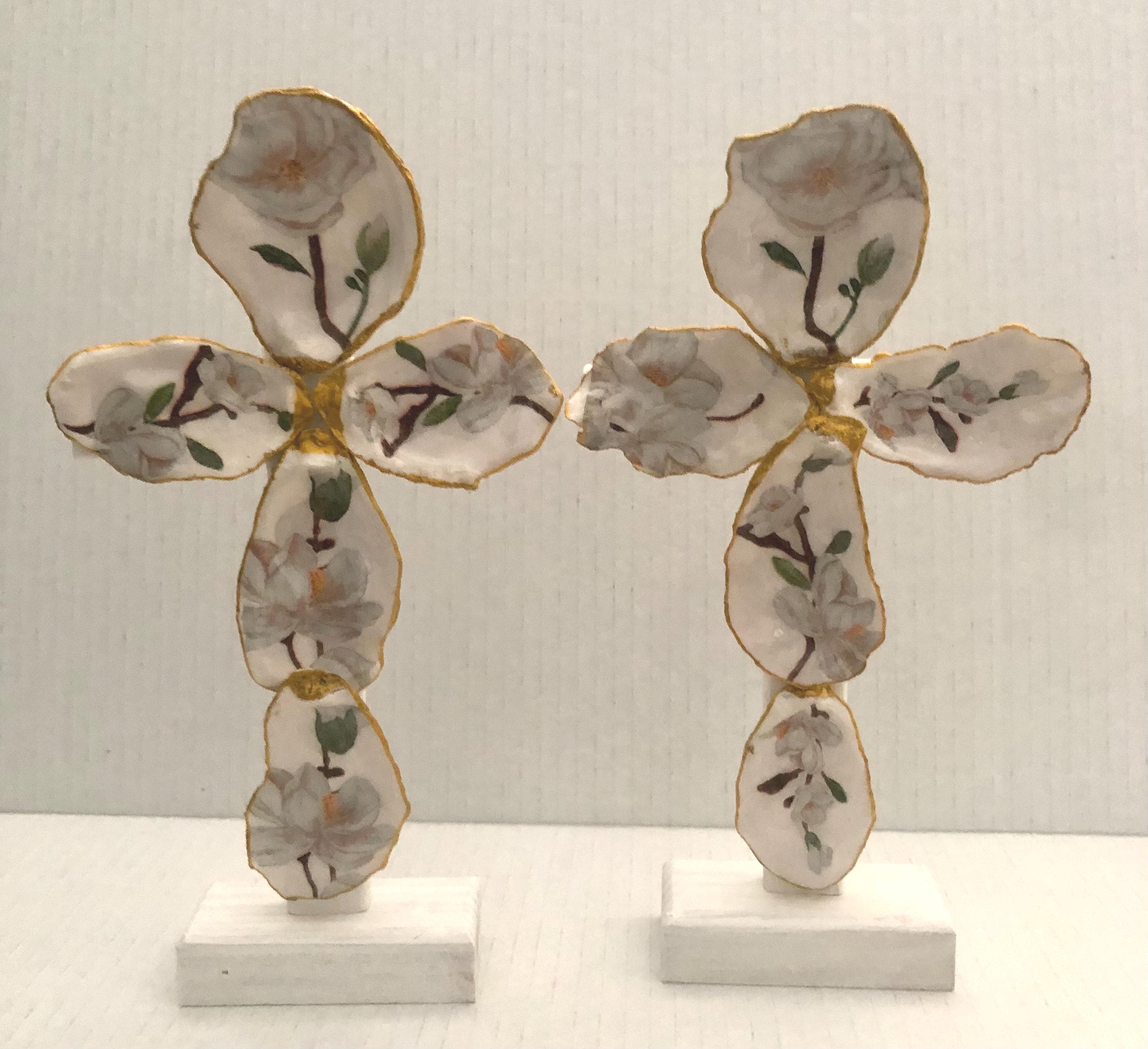 Louisiana Magnolia Wall or Standup Cross (comes Clear Wrapped With ...