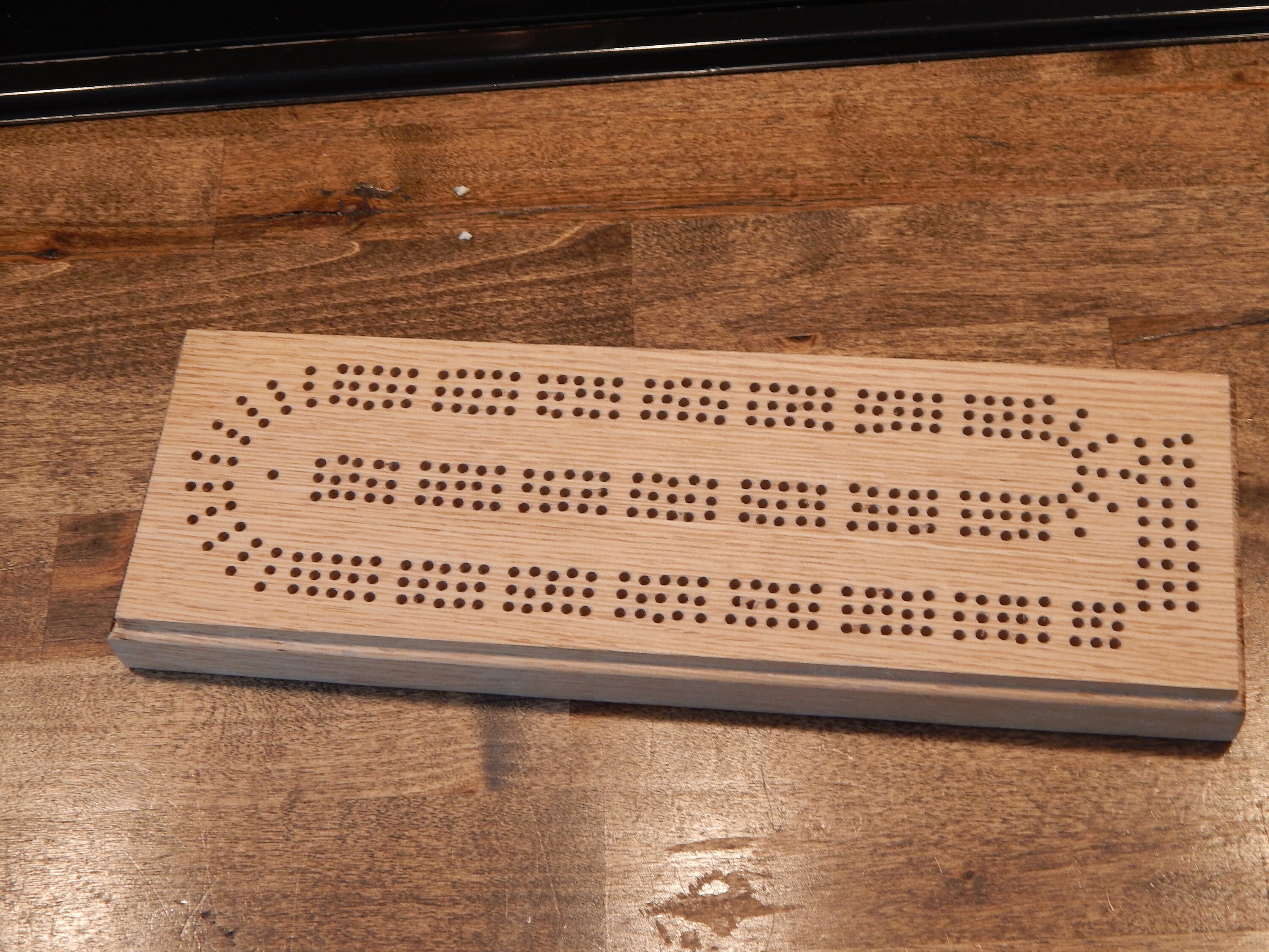 Oak Cribbage Board - Etsy