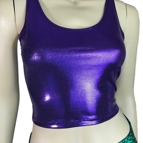 Purple Sequin Top - Etsy