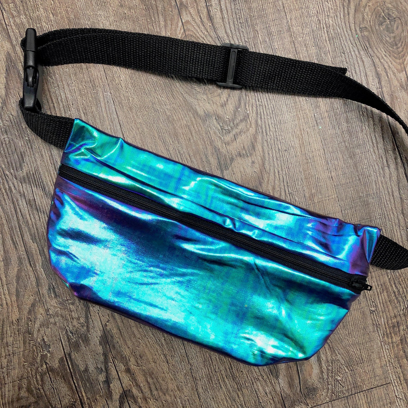 Oil Slick Holographic Fanny Pack Rave Festival Hip Sack | Etsy