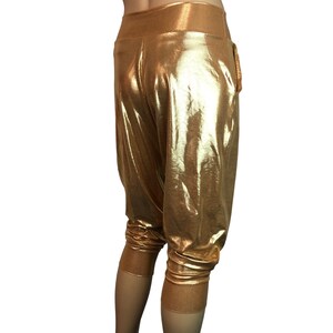 Men's Gold Mystique Metallic Joggers W/ Pockets - Jogger Pants - Rave ...