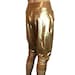 Men's Gold Mystique Metallic Joggers W/ Pockets Jogger Pants Rave ...