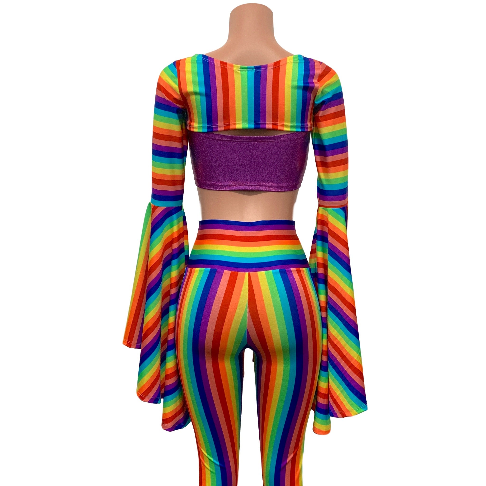 Full of Pride Costume Rainbow Stripe Outfit LGBTQ Clothing - Etsy