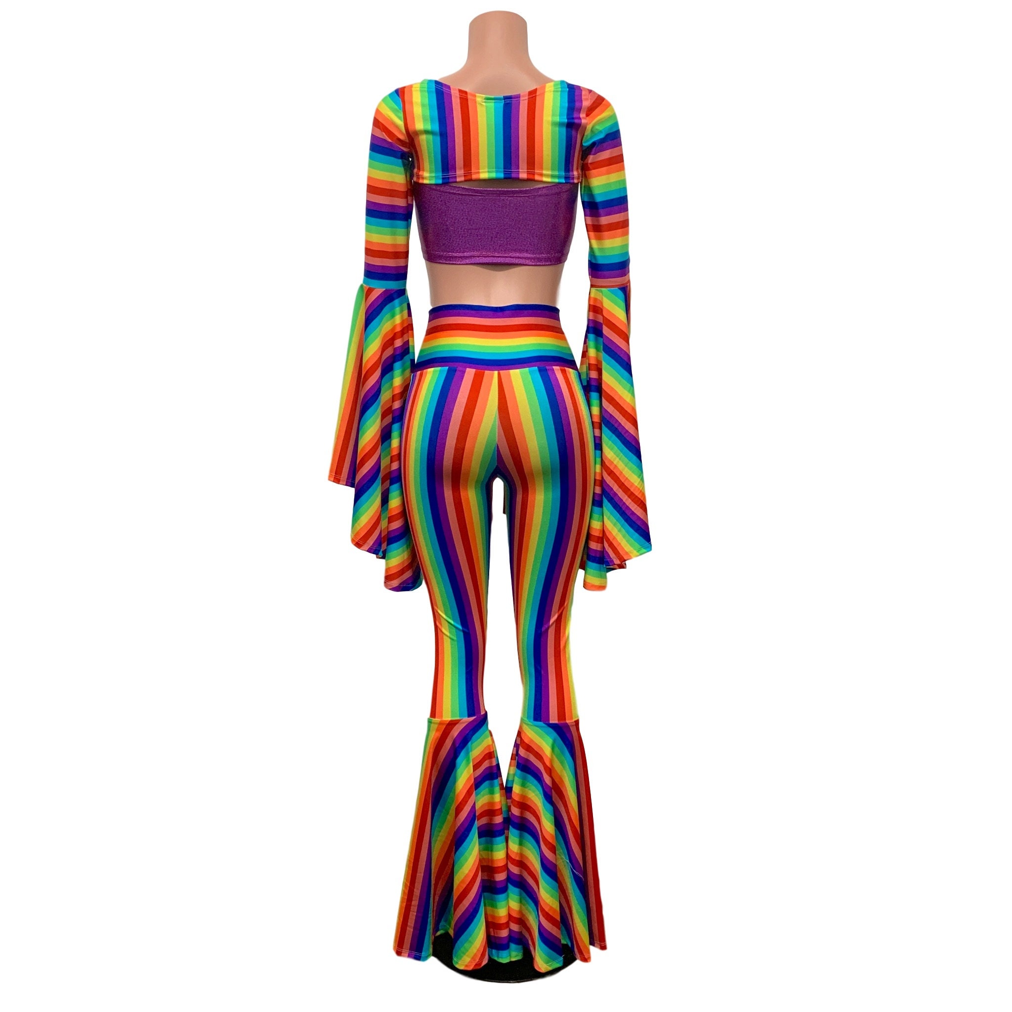 Full of Pride Costume Rainbow Stripe Outfit LGBTQ Clothing - Etsy