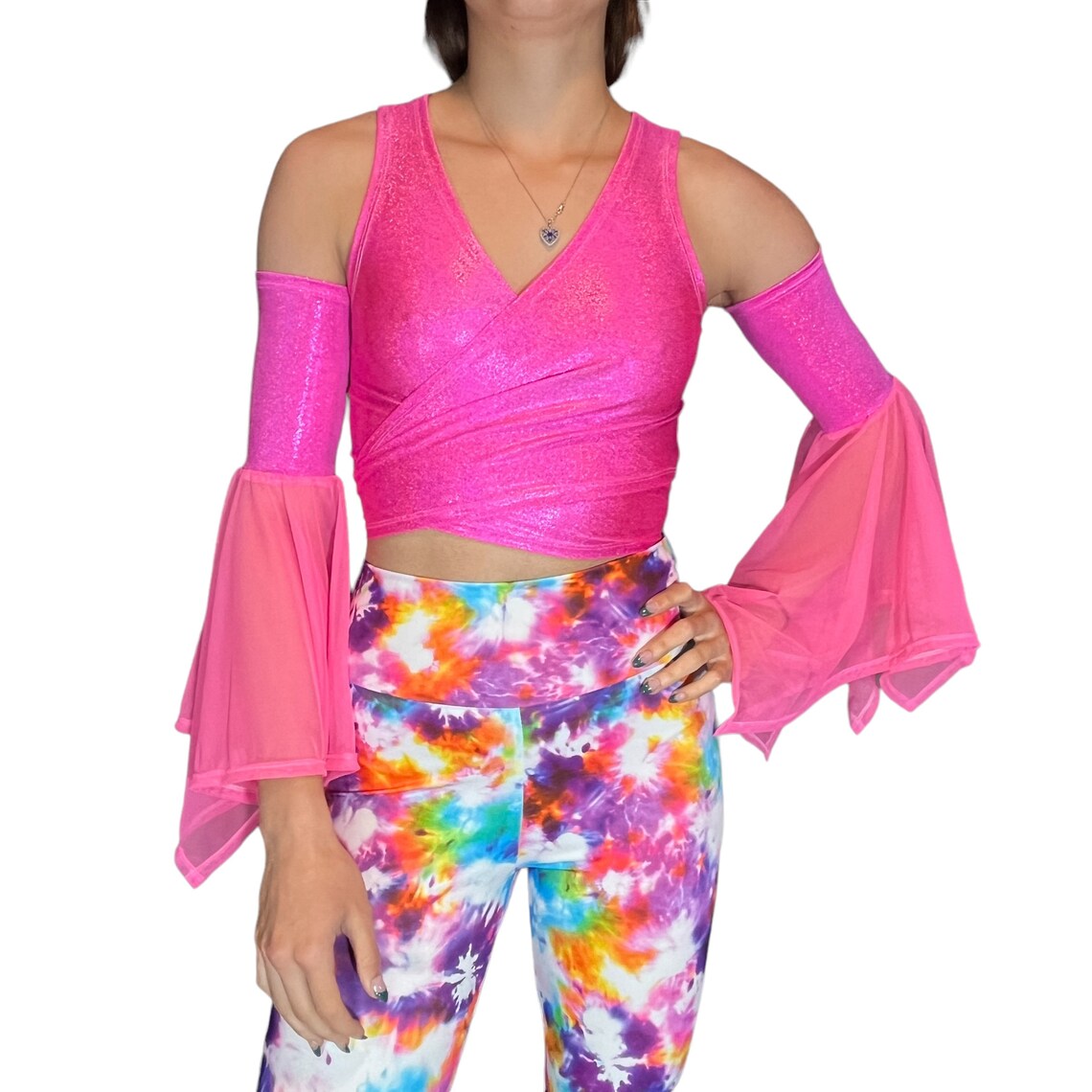 Pixie Arm Sleeves in Sparkle Spandex and Mesh | SEVERAL COLORS | Fairy ...
