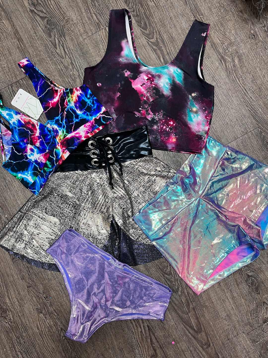 Summer Rave Outfit Grab Bag | Includes 2 Tops or Bodysuits and 3 ...