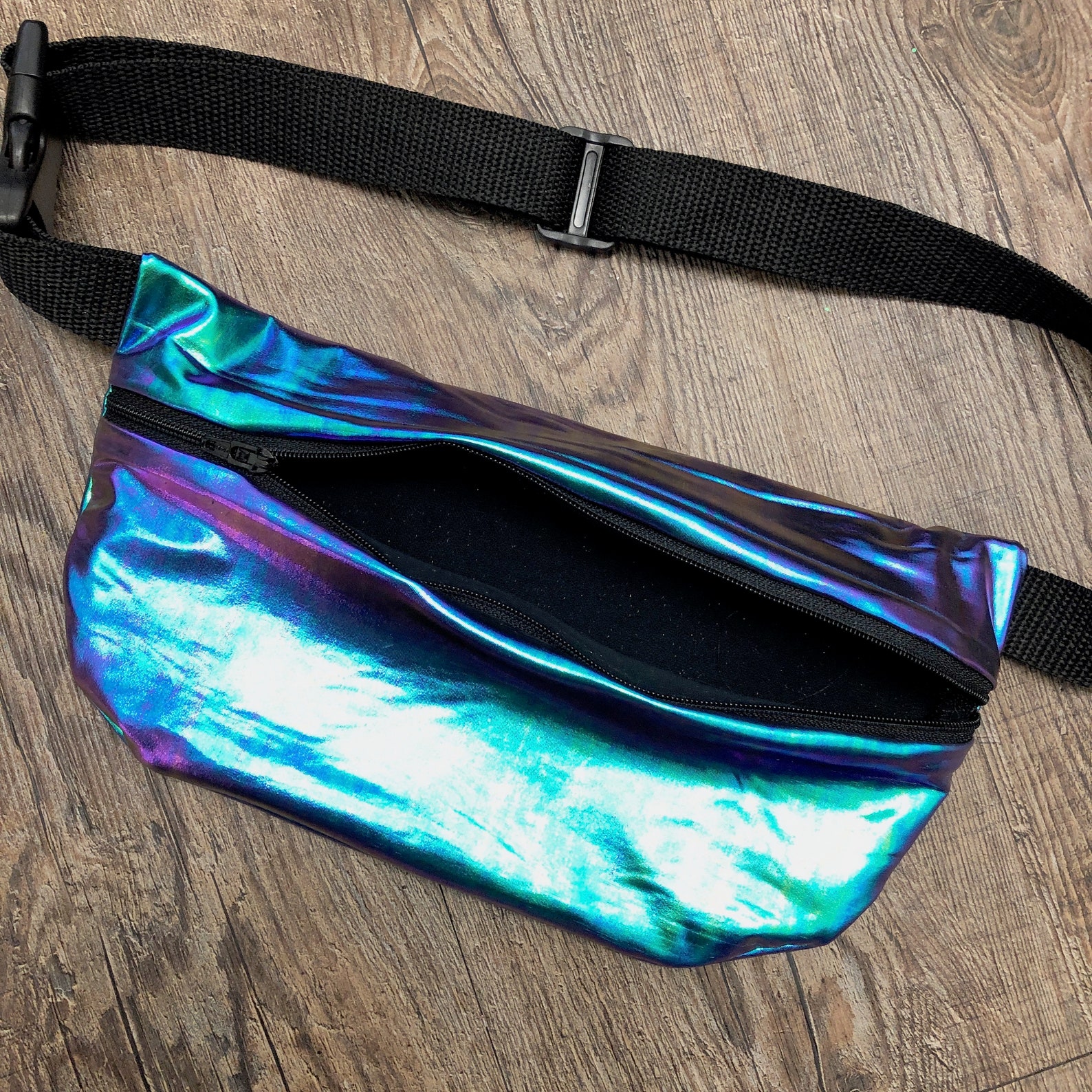 Oil Slick Holographic Fanny Pack Rave Festival Hip Sack | Etsy