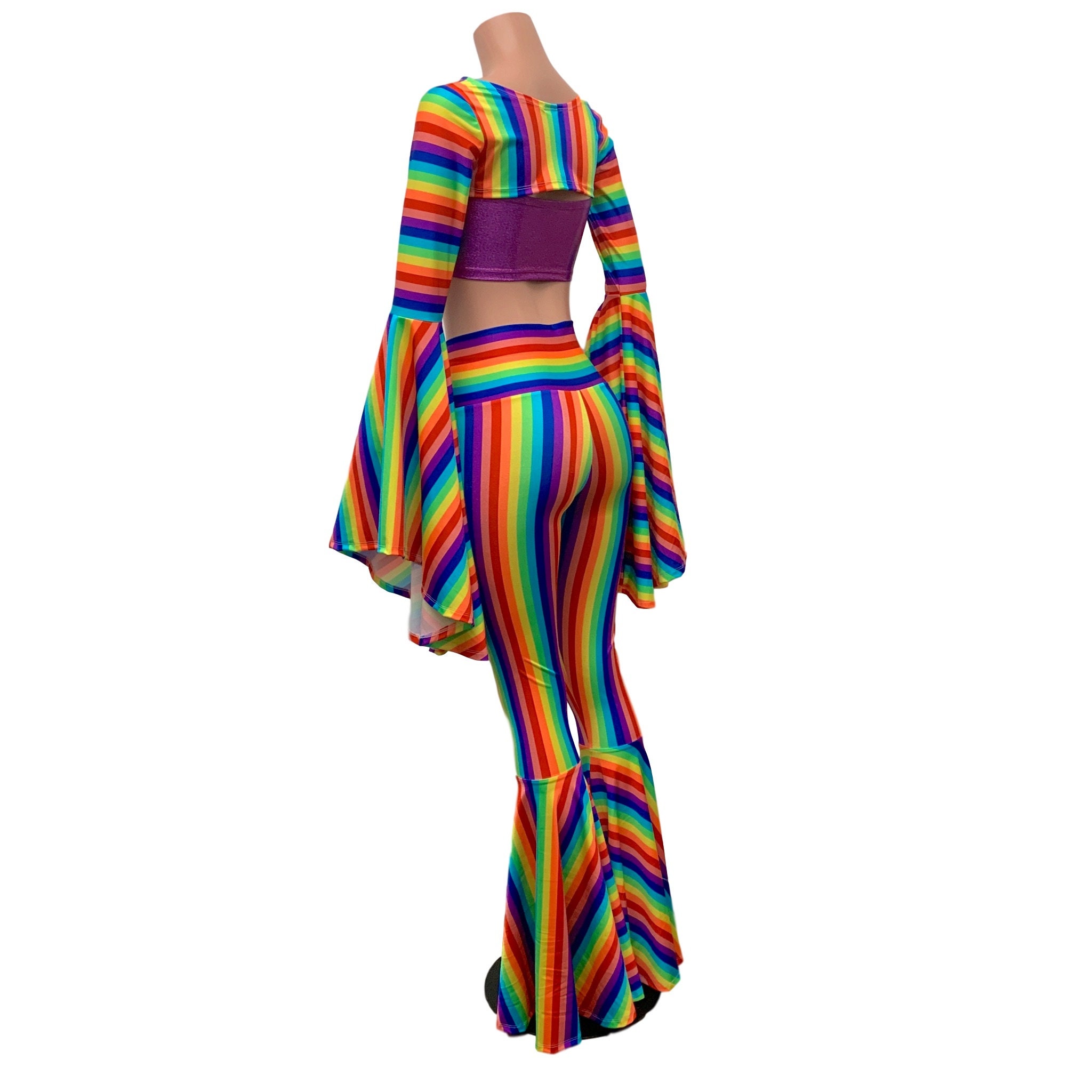 Full of Pride Costume Rainbow Stripe Outfit LGBTQ Clothing - Etsy