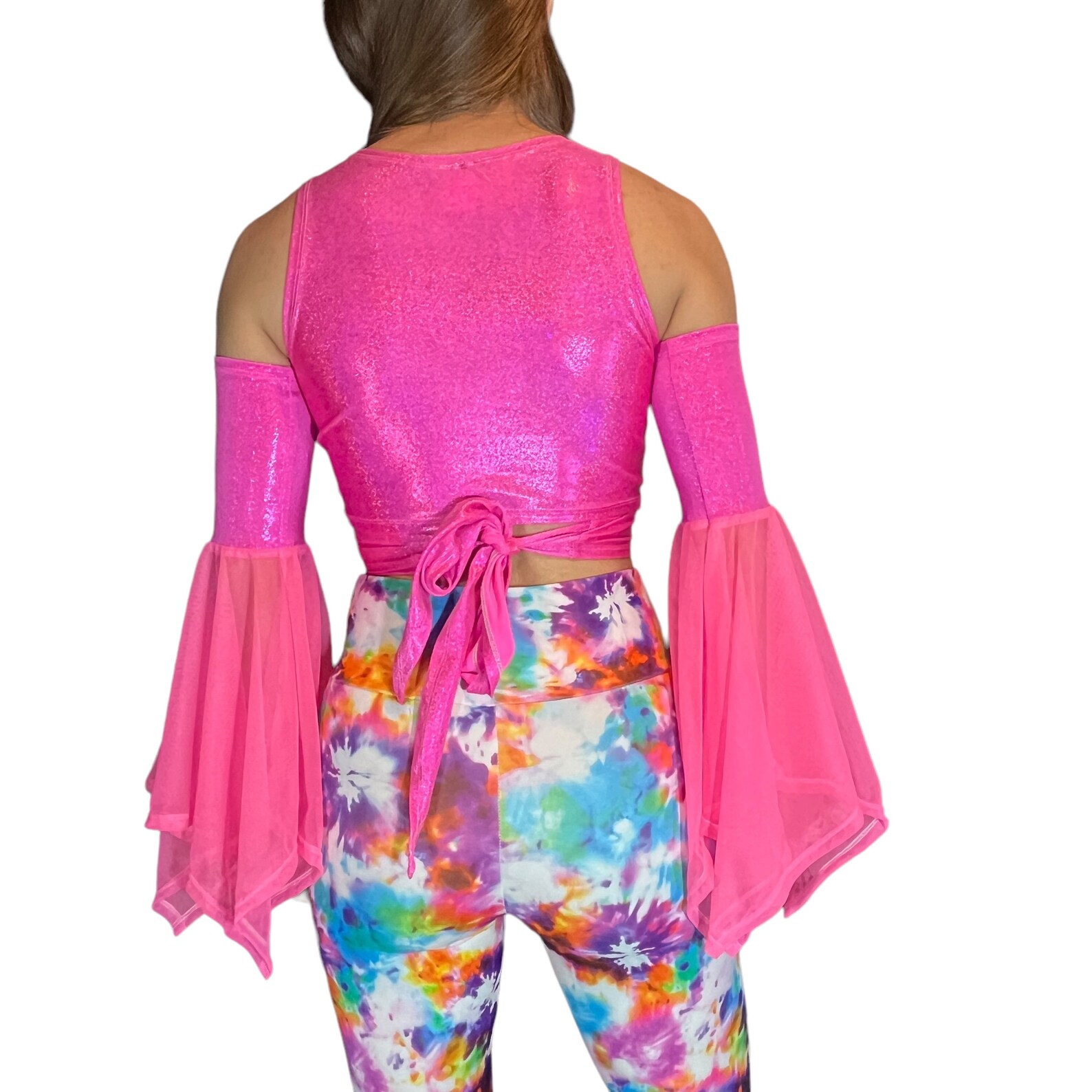 Pixie Arm Sleeves in Sparkle Spandex and Mesh | SEVERAL COLORS | Fairy ...