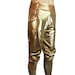 Men's Gold Mystique Metallic Joggers W/ Pockets Jogger Pants Rave ...