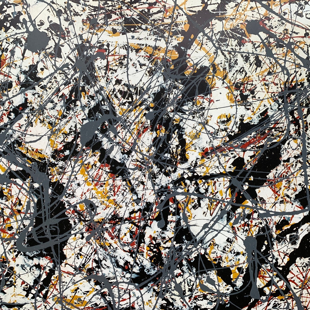 Vintage 1970 Original JACKSON POLLOCK 1912-1956 Art Poster by ...