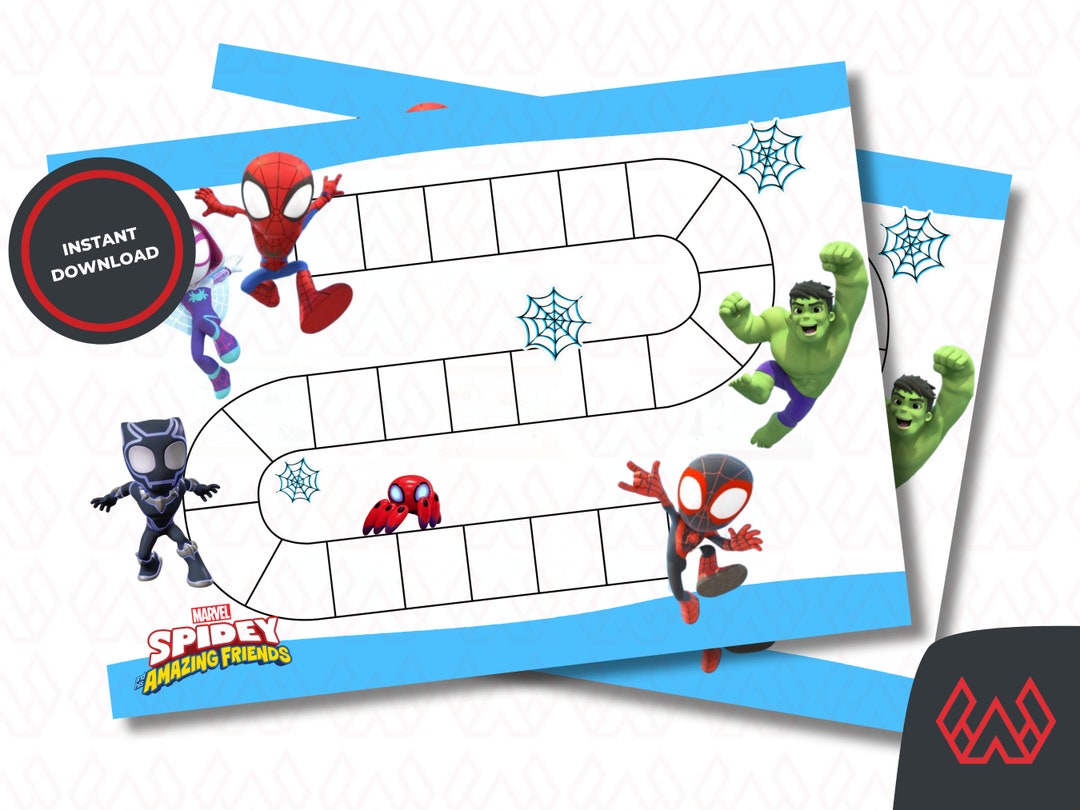 Spidey Reward Chart, Printable Potty Training Reward Chart for Kids ...