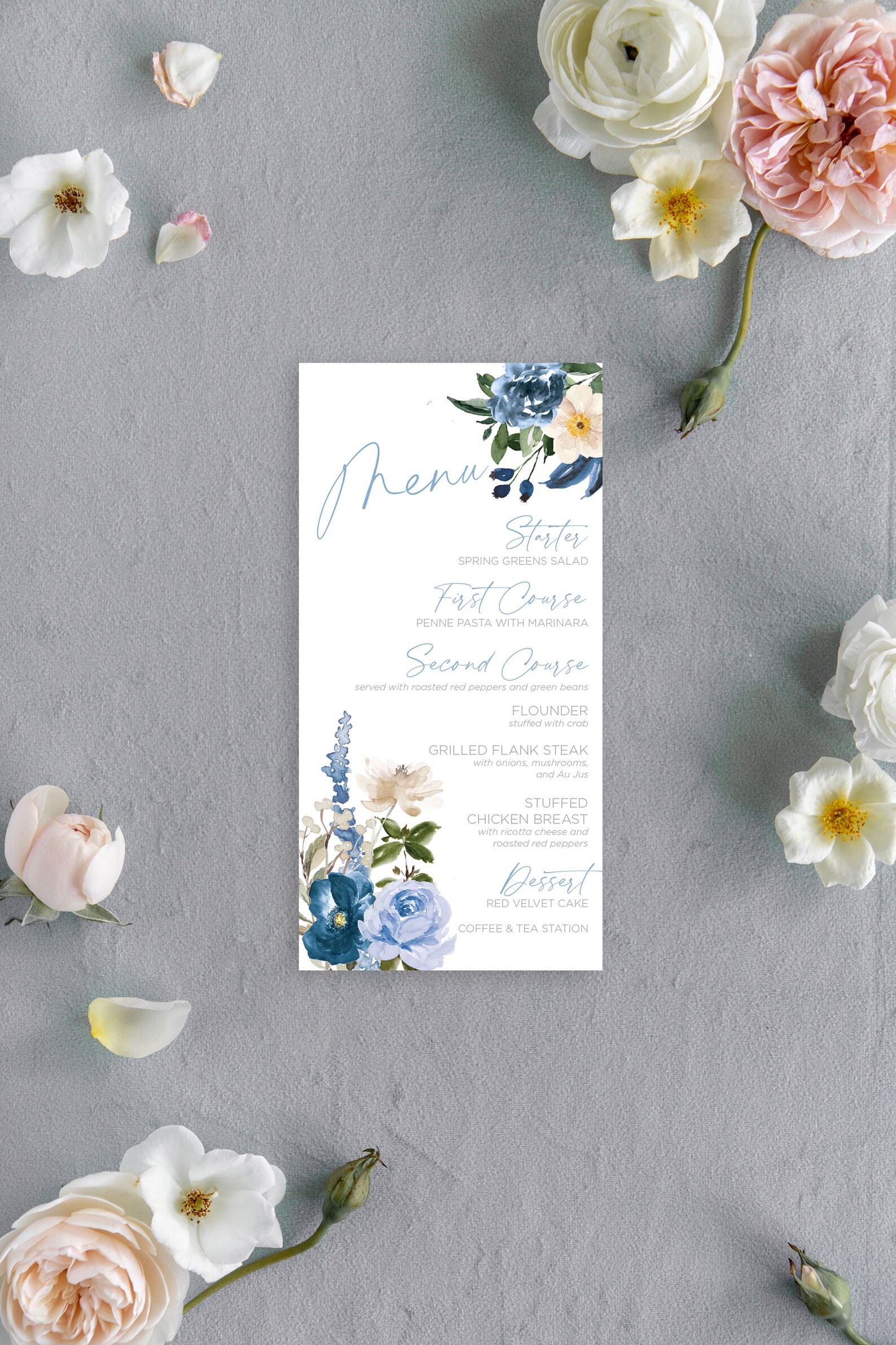 Dusty Blue Wedding Table Number Garden Wedding Table Number - Etsy