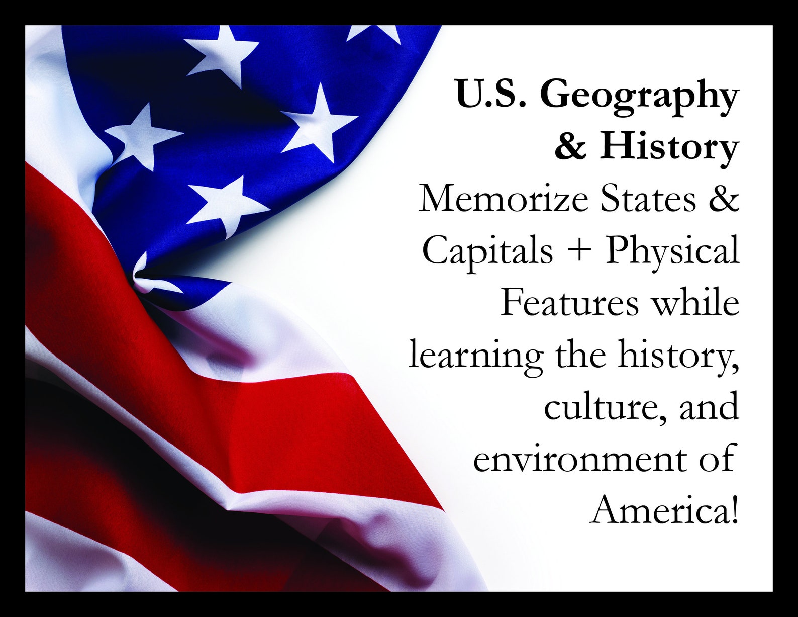Homeschool US History and Geography 2 Paperback Book Bundle-memorize US ...