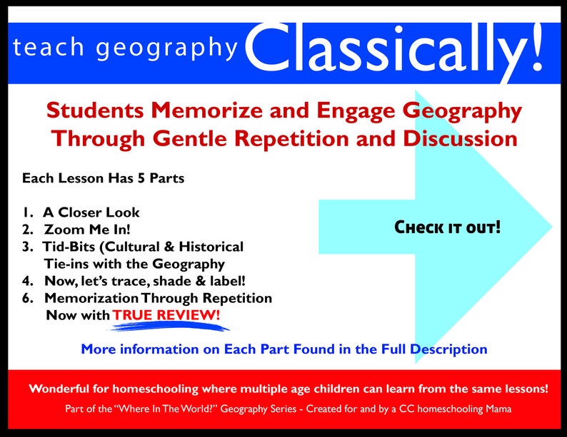 Homeschool US History and Geography Digital 2 Book Bundle-memorize US ...