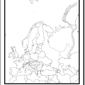 Enlarged Maps-blackline, Full Color and Games! - Europe and Asia ...