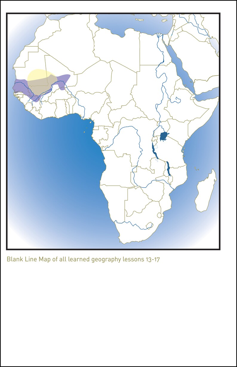 Enlarged Map Set and Games - for Lessons 13-17 That Go With Ancient ...