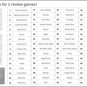 Enlarged Blackline, Full Color Maps and Games! - Ancient Empires and ...