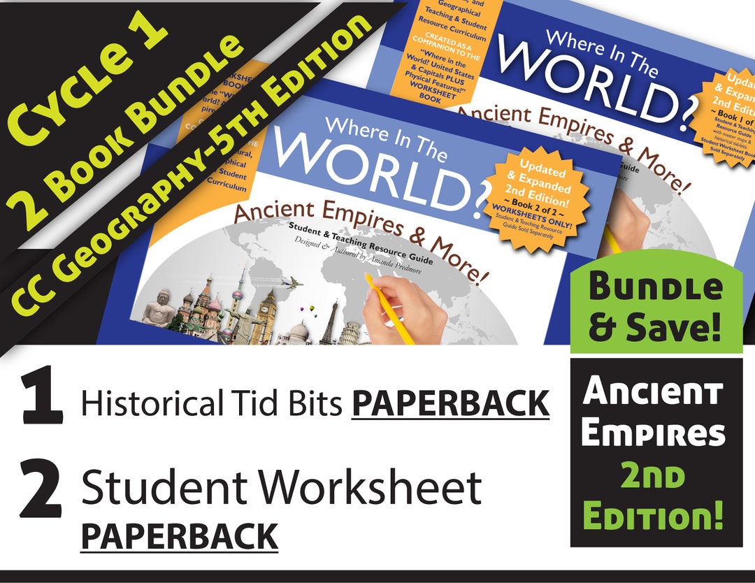 Homeschool Ancient Empires Geography - 2 Paperback Book Bundle-cc ...