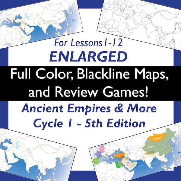 Classical Conversations Cycle 1 Maps - Etsy