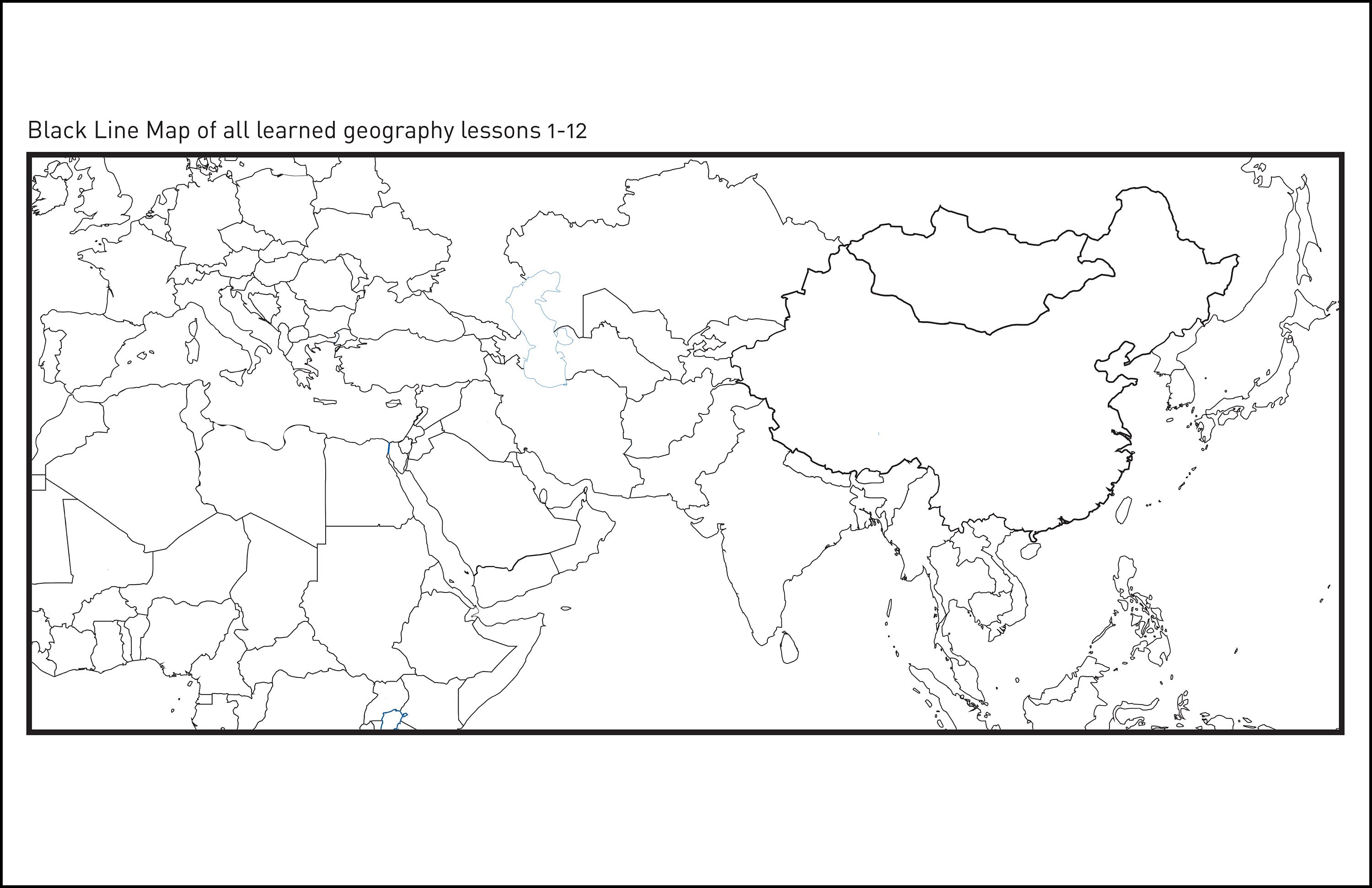 Enlarged Maps Lessons 1-12-works With Where in the World Ancient ...
