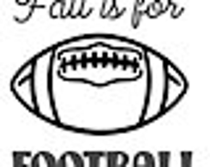 Fall is for Football Svg Digital File for Cricut - Etsy