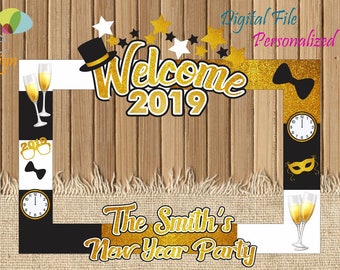 New year photo booth | Etsy
