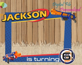 Nerf backdrop | Etsy