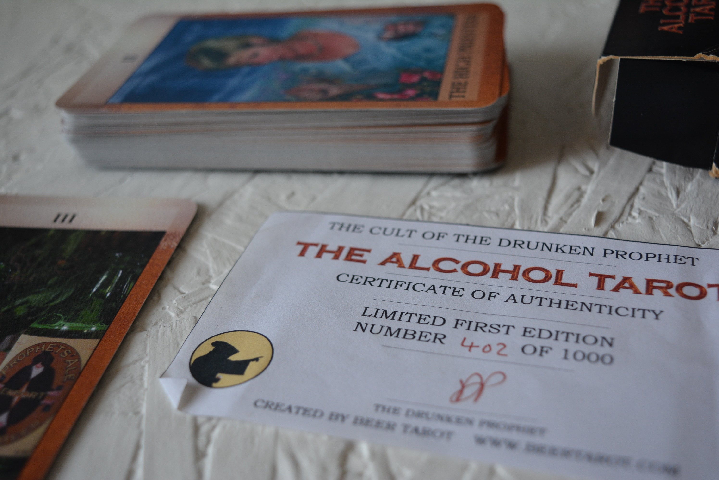 Limited Edition Tarot Deck: Alcohol Tarot - Etsy