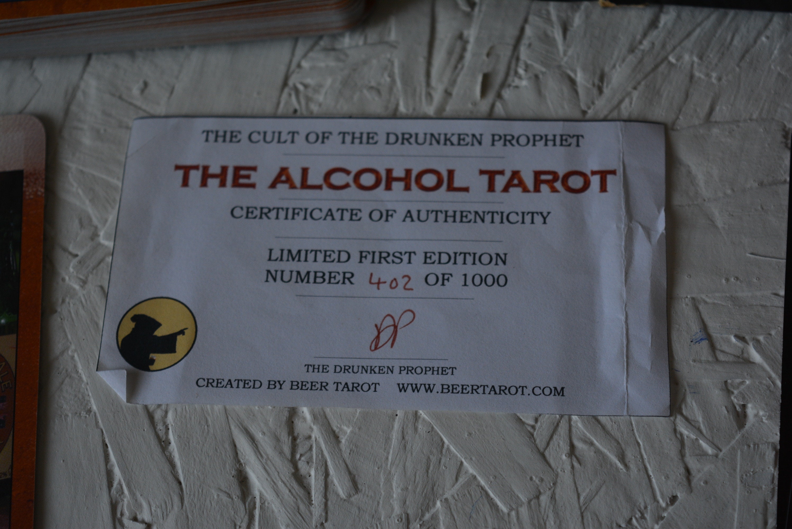 Limited Edition Tarot Deck: Alcohol Tarot - Etsy