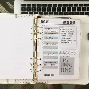 Basic Planner Kit (a5 Size) - Etsy