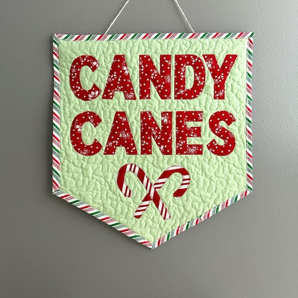 Candy Cane Banner - Etsy