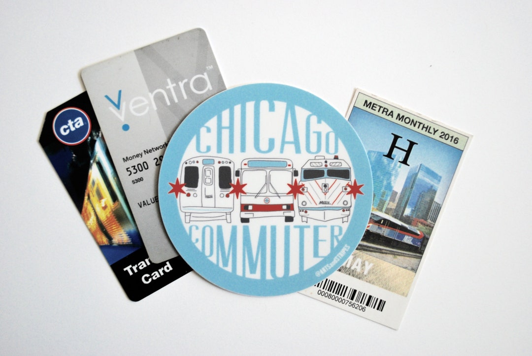 Chicago Commuter - Sticker - Etsy