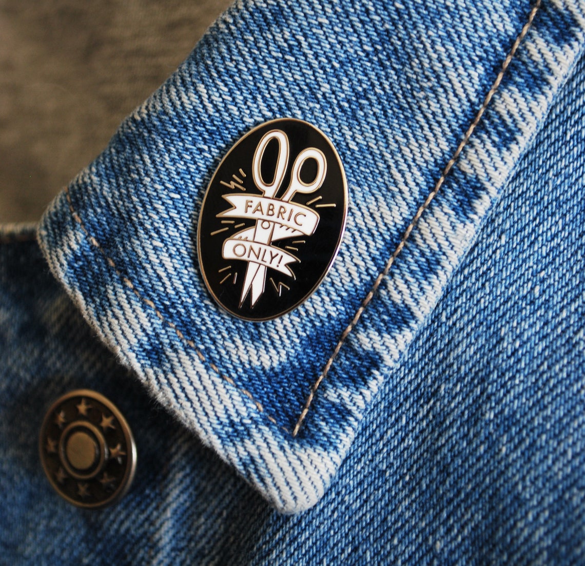 Fabric Only Pin | Etsy