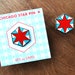 Chicago Star Hexagon - Pin - Etsy
