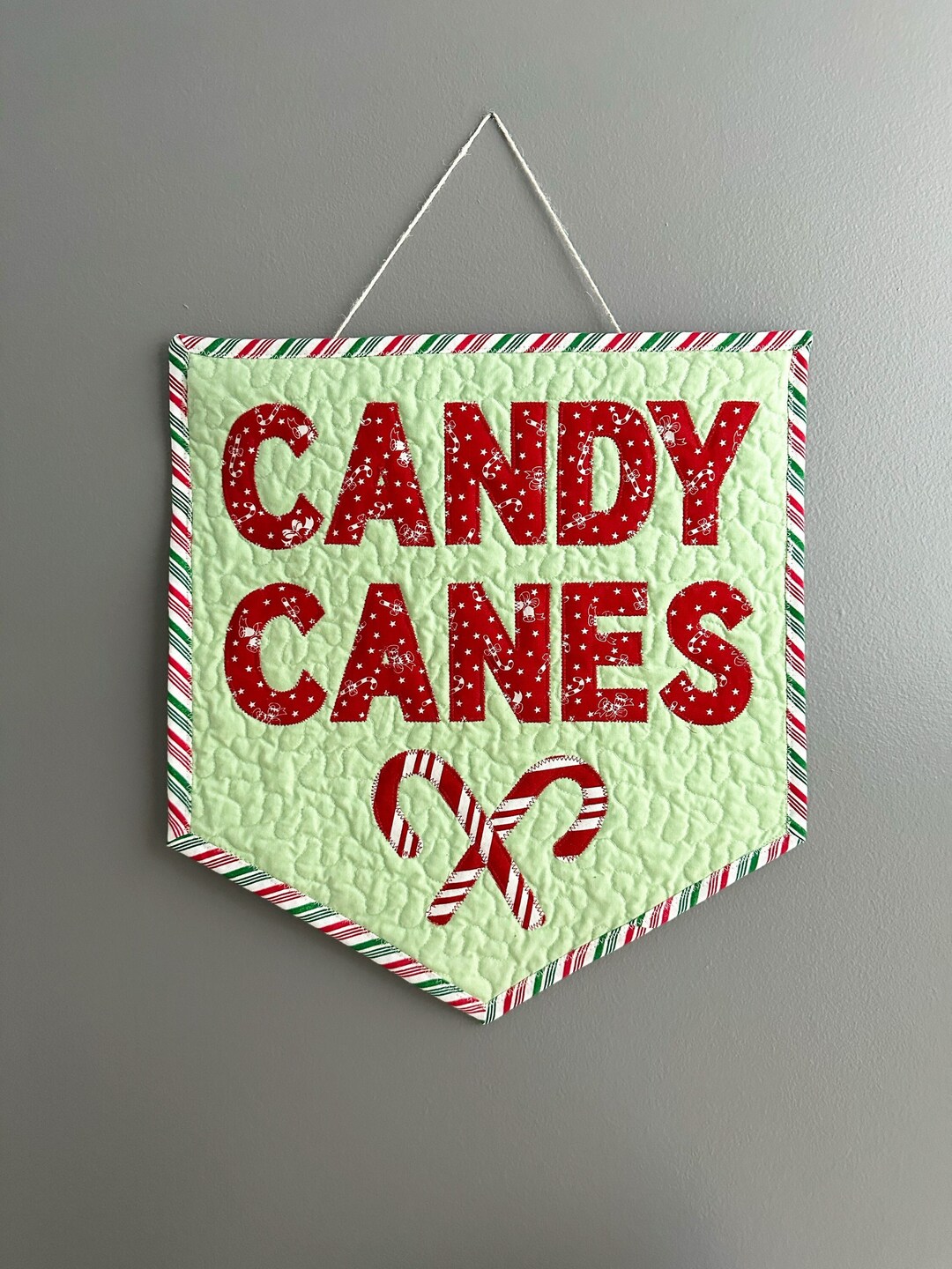 CANDY CANES Banner - Version 2 - Etsy