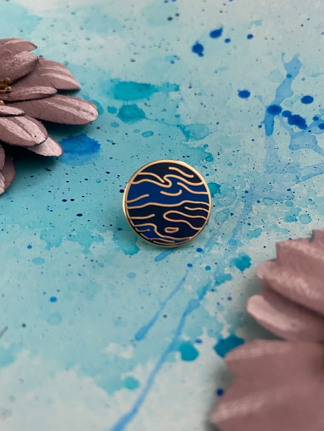 Neptune Pin - Etsy