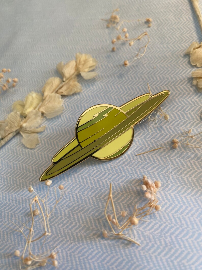 Saturn Pin - Etsy