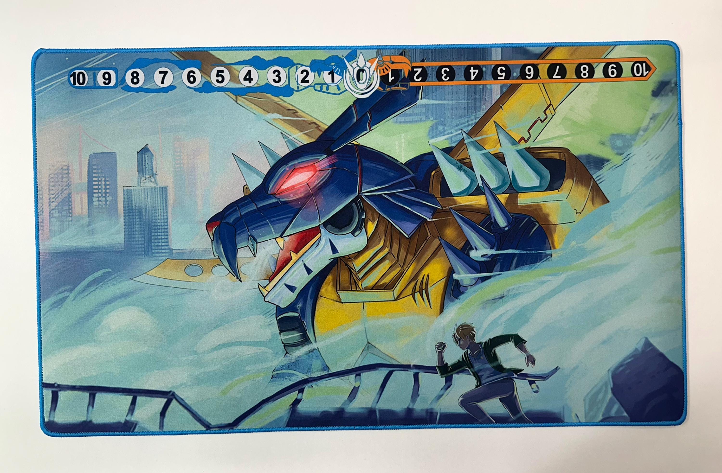 Digimon Card Game Playmat With Memory, Digimon Card Game Mouse Pad With ...