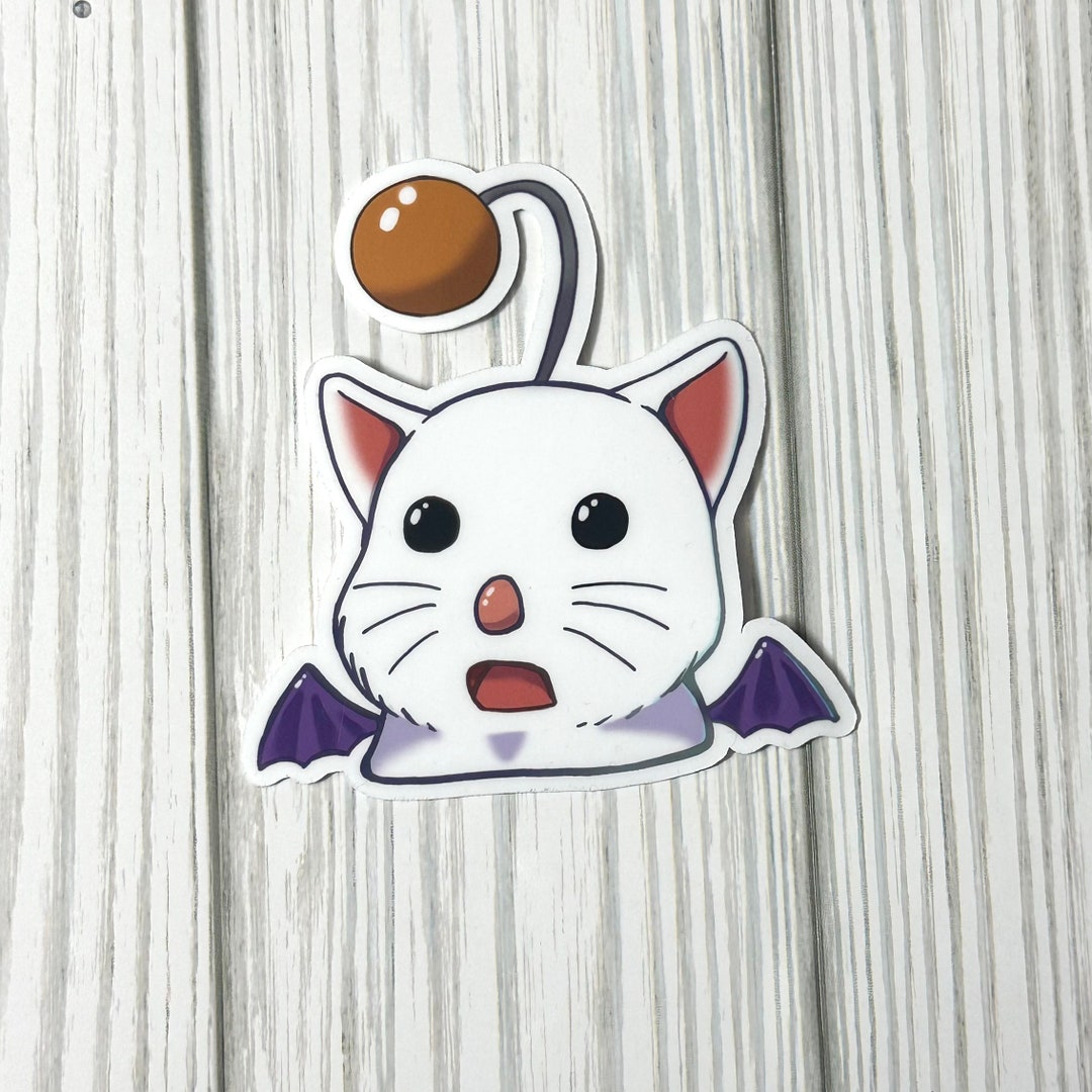 Shocked Moogle Sticker From Any FF Games - Etsy
