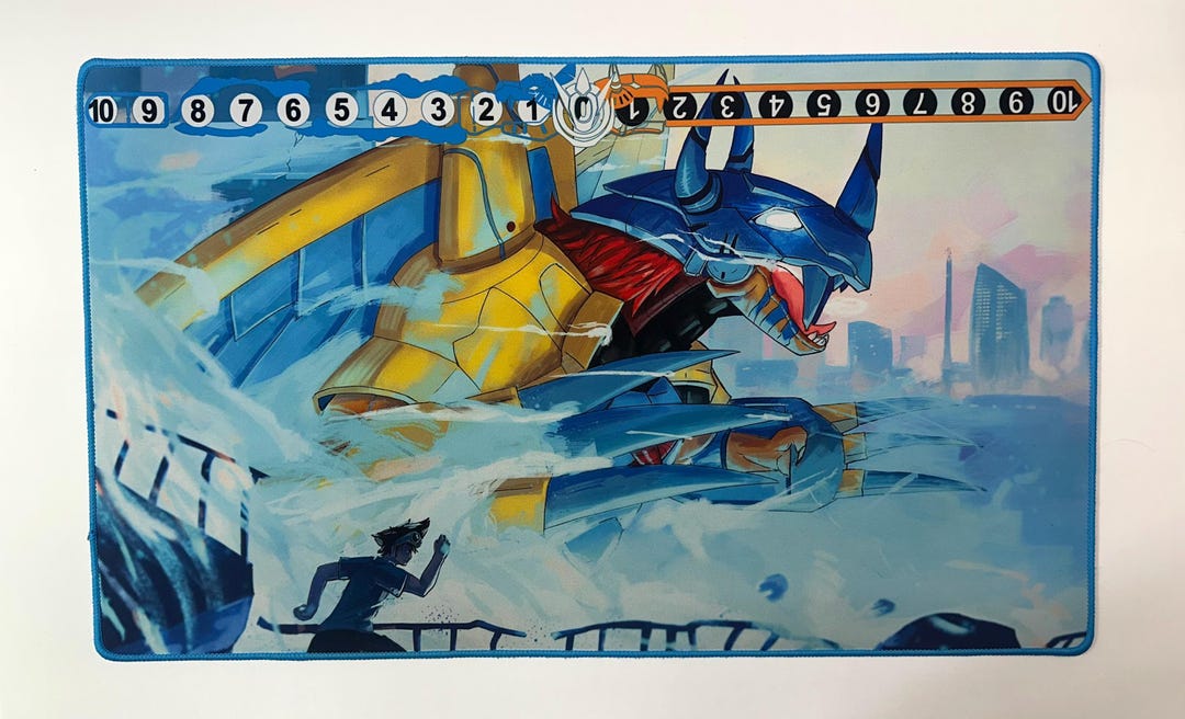 Digimon Card Game Playmat With Memory, Digimon Card Game Mouse Pad With ...
