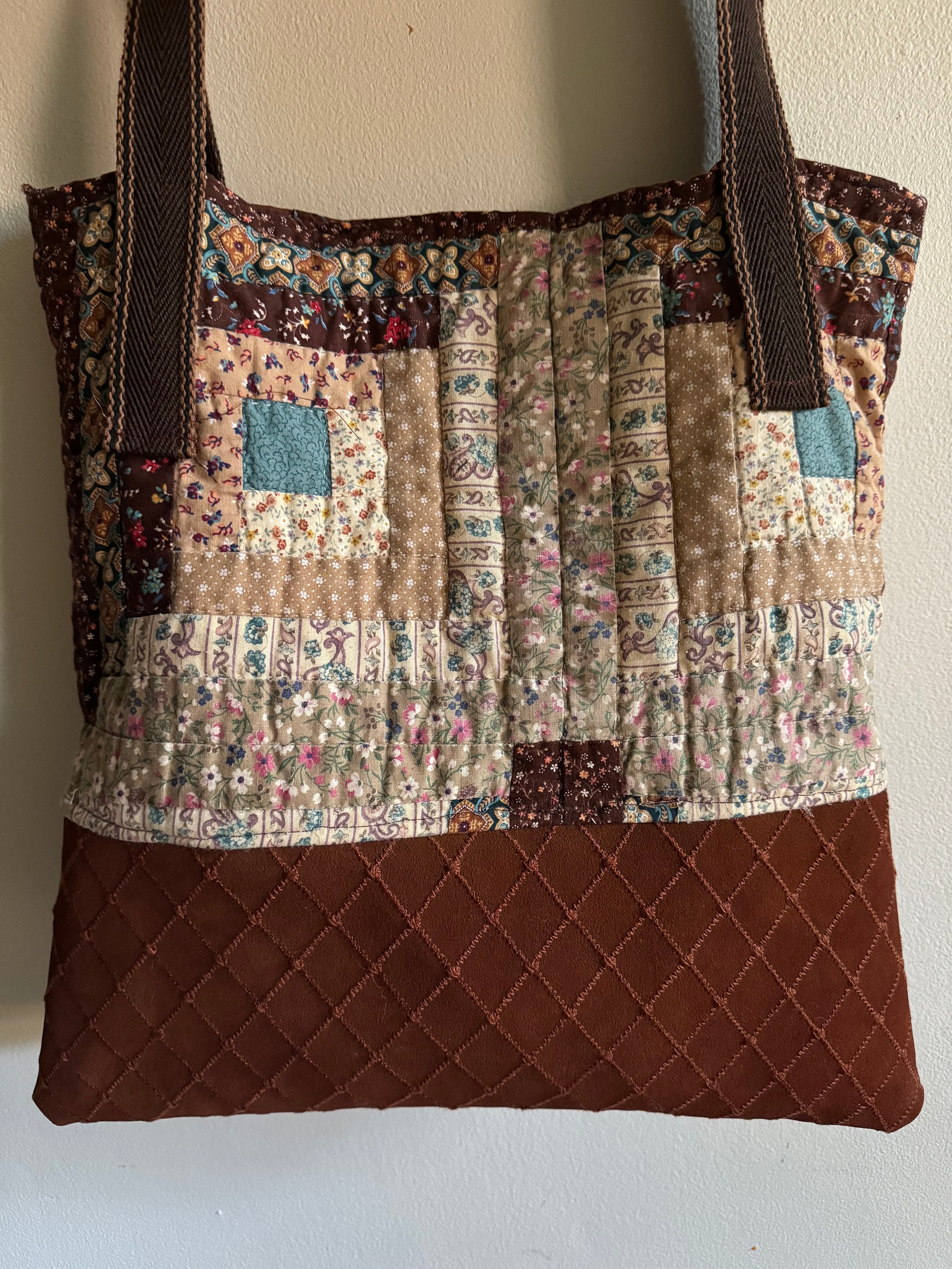 Upcycled Vintage Quilt Tote - Etsy