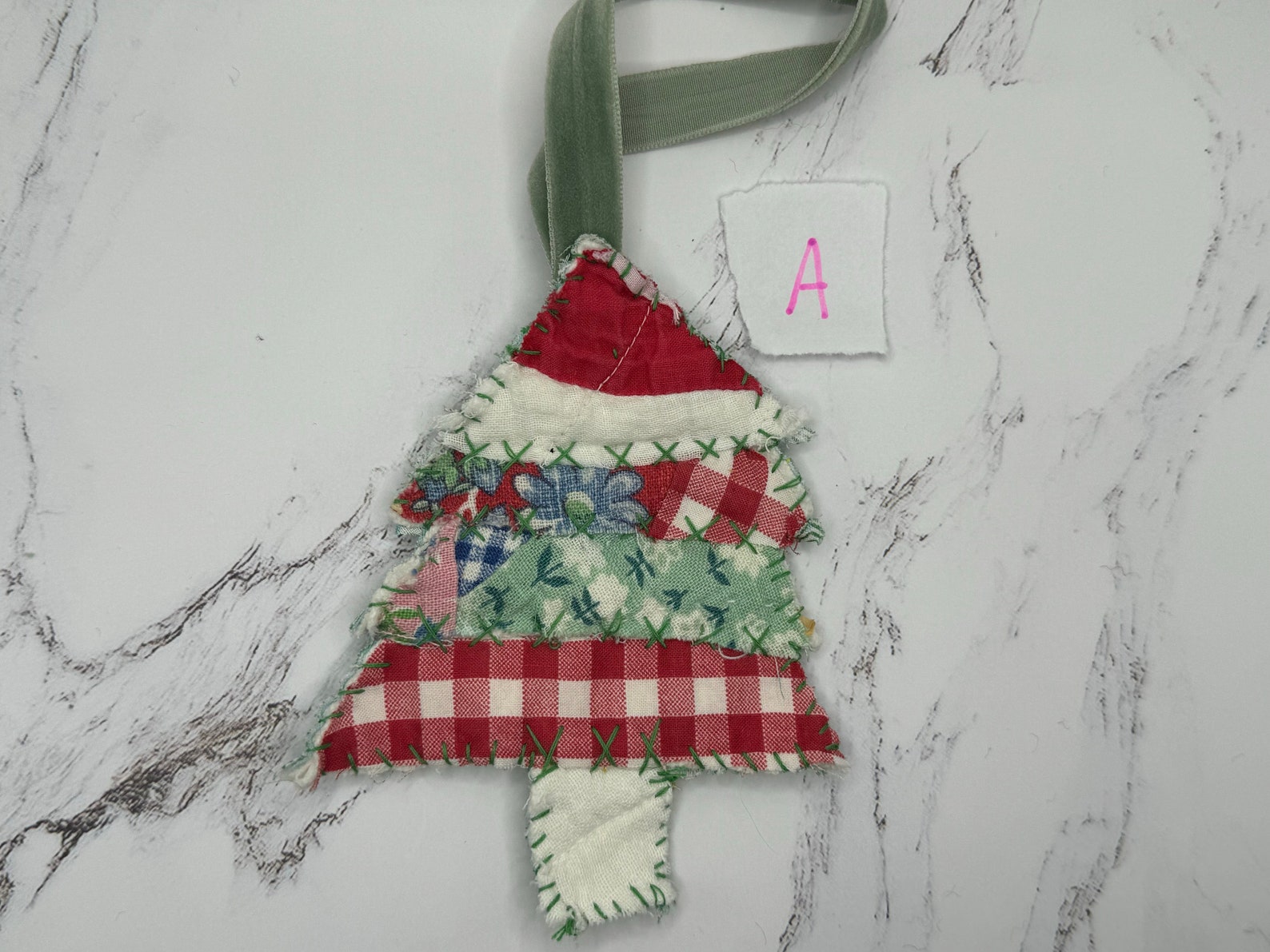 ONE Quilted Tree Ornament - Etsy