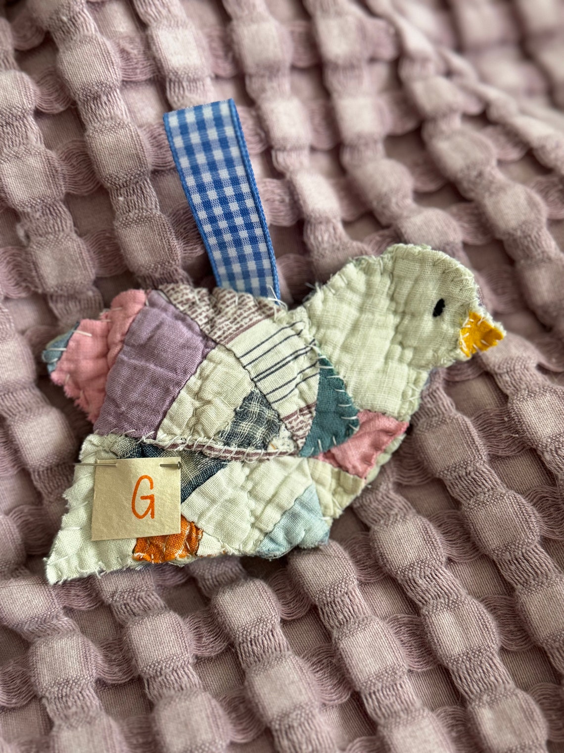 ONE Quilted Bird Ornament - Etsy